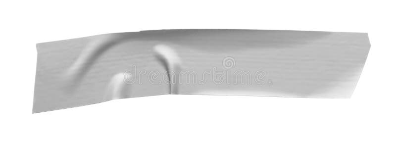Piece of Grey Insulating Tape Isolated on White, Top View Stock Photo ...