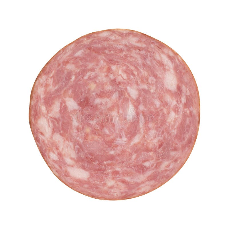 Piece of Fresh Bacon Isolated on White Background Stock Photo - Image ...