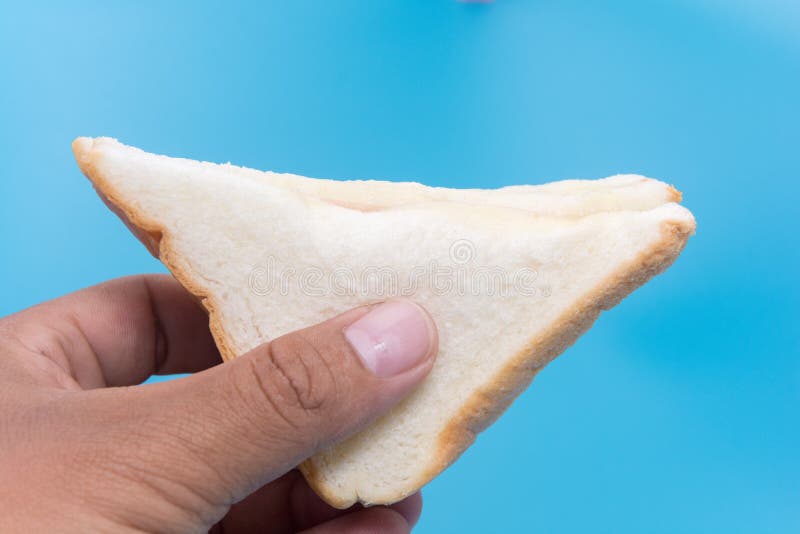 Piece of ham sandwich stock image. Image of delicious - 106547181