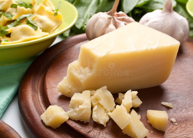 Hard Cheese Selection of Four Types. Stock Photo - Image of creamy ...