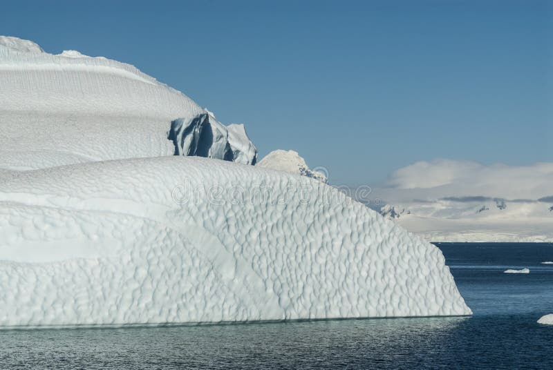 Piece of Ice Stranded on the Beach in Neko Harbour, Stock Photo - Image ...