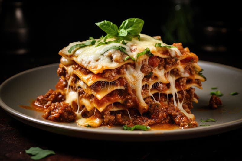 Vegetable Lasagna White Sauce What Store Stock Photos - Free & Royalty ...