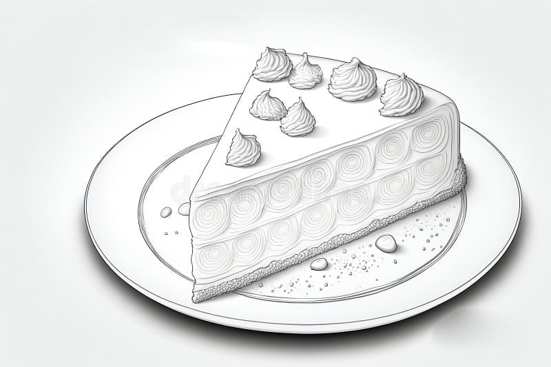 Piece of Layered Chocolate Cake with Maraschino Cherry. Chocolate Cake ...