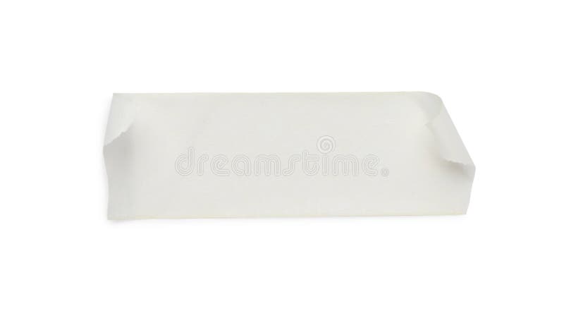 Piece of Masking Adhesive Tape Isolated, Top View Stock Photo - Image ...