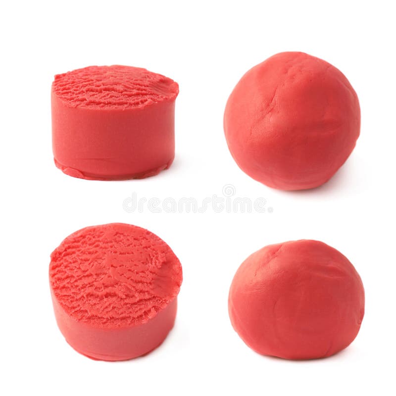 Piece of a modelling clay stock image. Image of object - 68537477