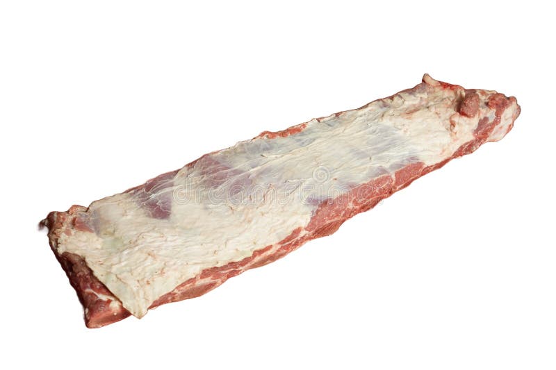 A Piece of Mutton Meat on a Transparent Background . Stock Image ...