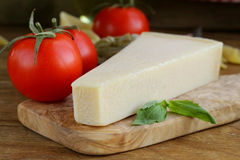 Piece of Natural Parmesan Cheese Stock Image - Image of parmigiano ...