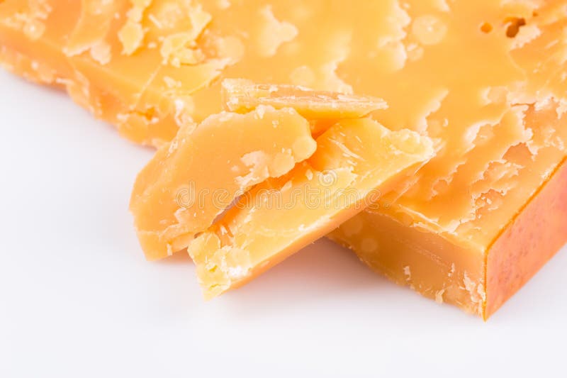 Piece of old hard cheese stock image. Image of macro - 276875217