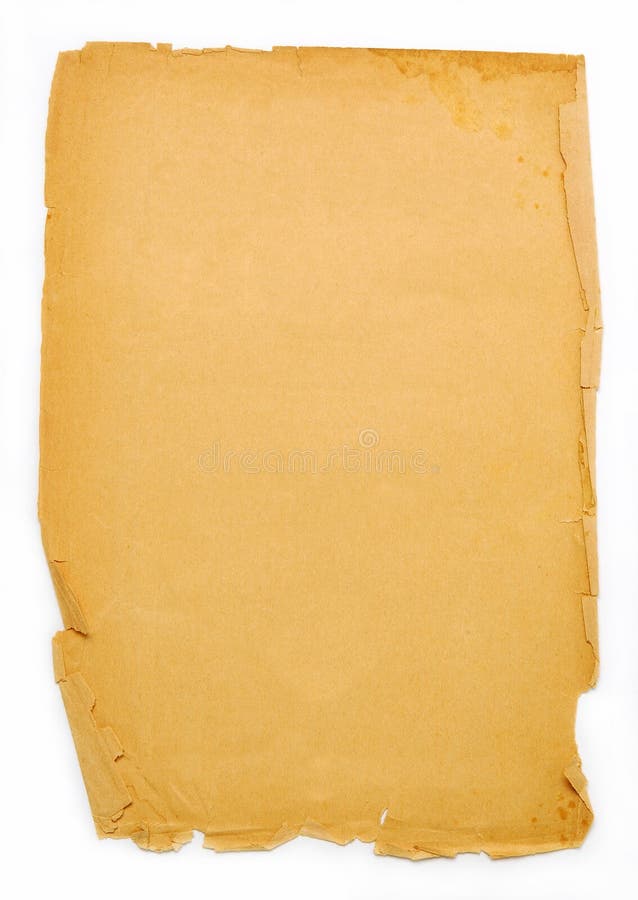 Piece of old paper stock image. Image of blank, ancient - 6963799