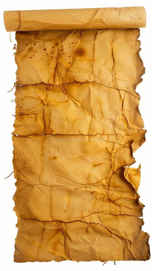 A Piece of Old Paper with Torn Edges Stock Photo - Image of cardboard ...