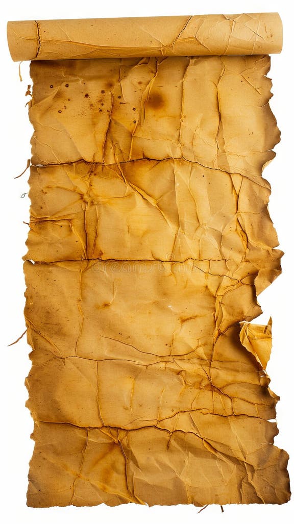 A Piece of Old Paper with Torn Edges Stock Photo - Image of cardboard ...