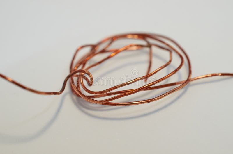 Piece of Old Rusty Twisted Wire Stock Photo - Image of tangled, texture ...