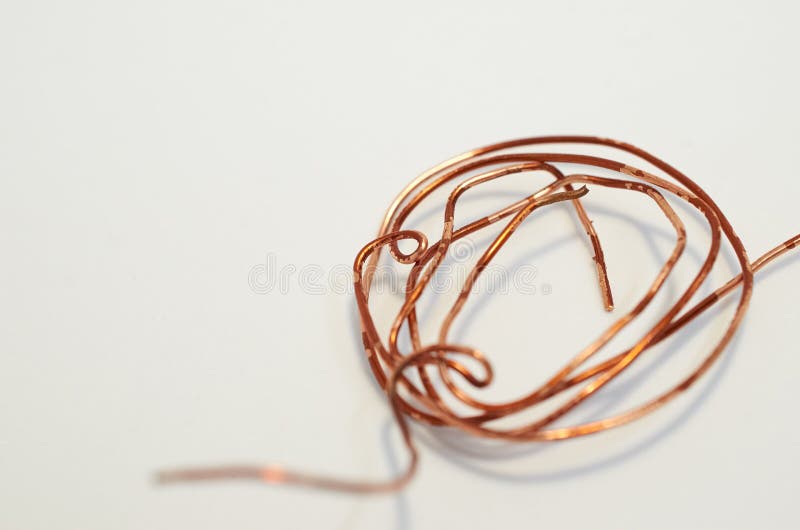 Piece of Old Rusty Twisted Wire Stock Photo - Image of wire, strong ...