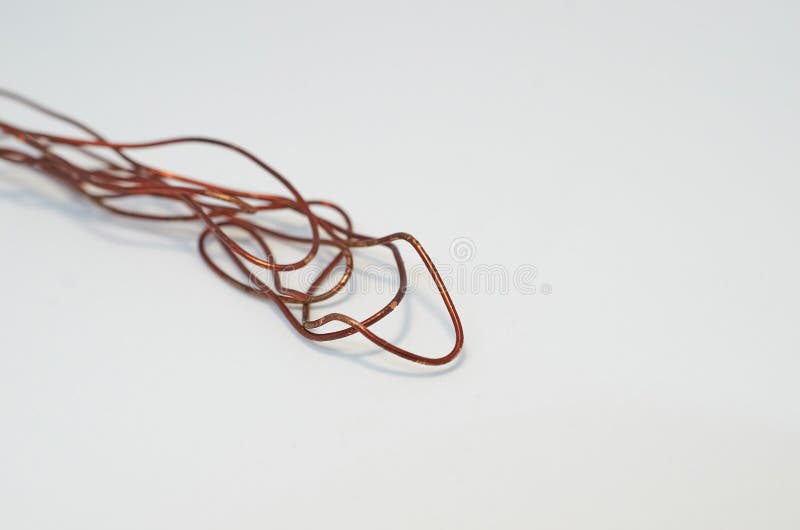 Twisted Wire and Stone stock photo. Image of black, wire - 91010740