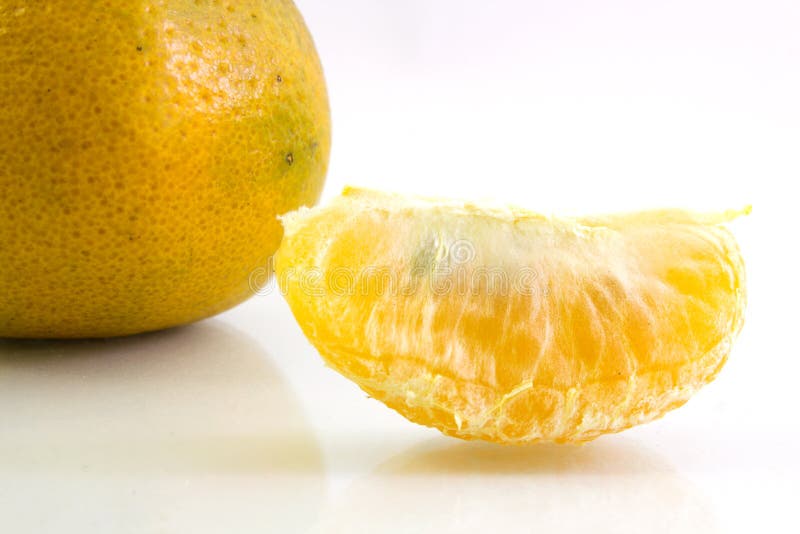 Piece of orange reflection stock photo. Image of orange - 48198938