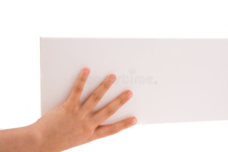 Piece of paper in hand stock photo. Image of writing - 70507712