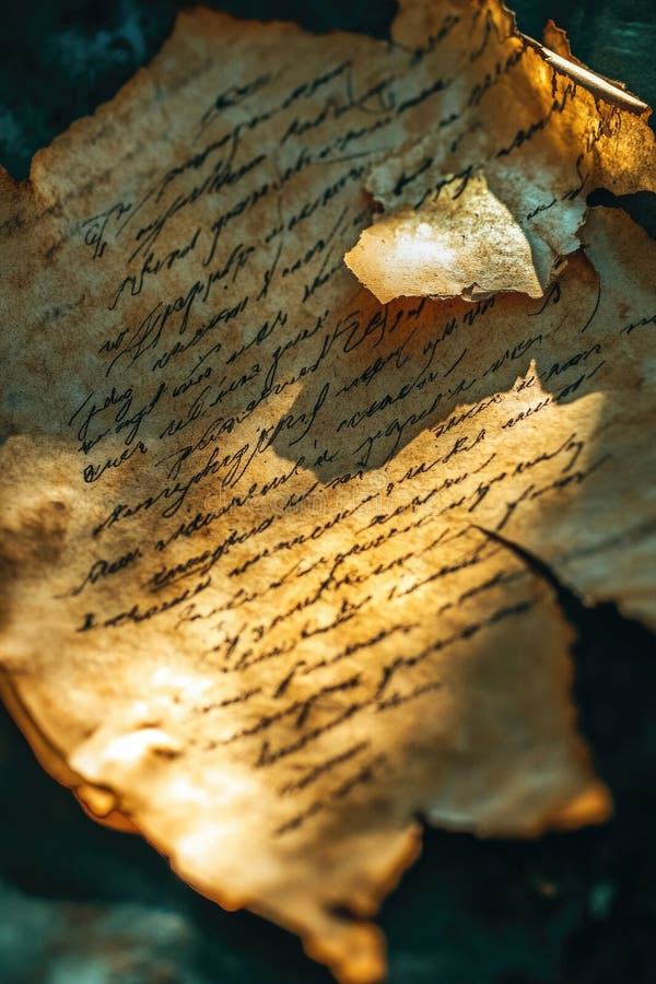 A Piece of Paper with Handwritten Text and Symbols Stock Image - Image ...