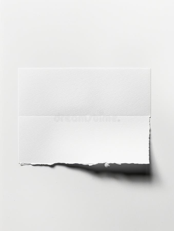 A Piece of Paper with a Hole Cut Out, Suitable for Illustration or ...