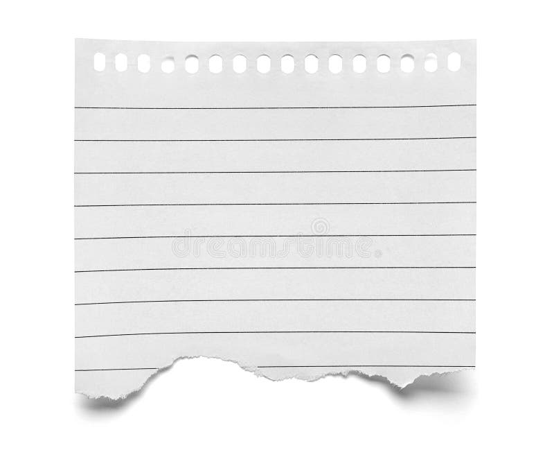 Piece of Paper Note Notepad Stock Image - Image of letter, notepad ...