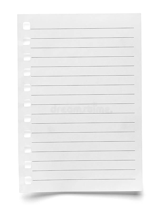 Piece of Paper Note Notepad Stock Photo - Image of paper, page: 75599266