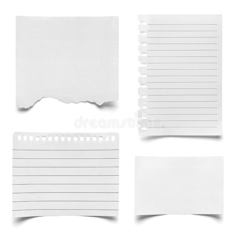 Piece of Paper Note Notepad Stock Image - Image of notebook, reminder ...
