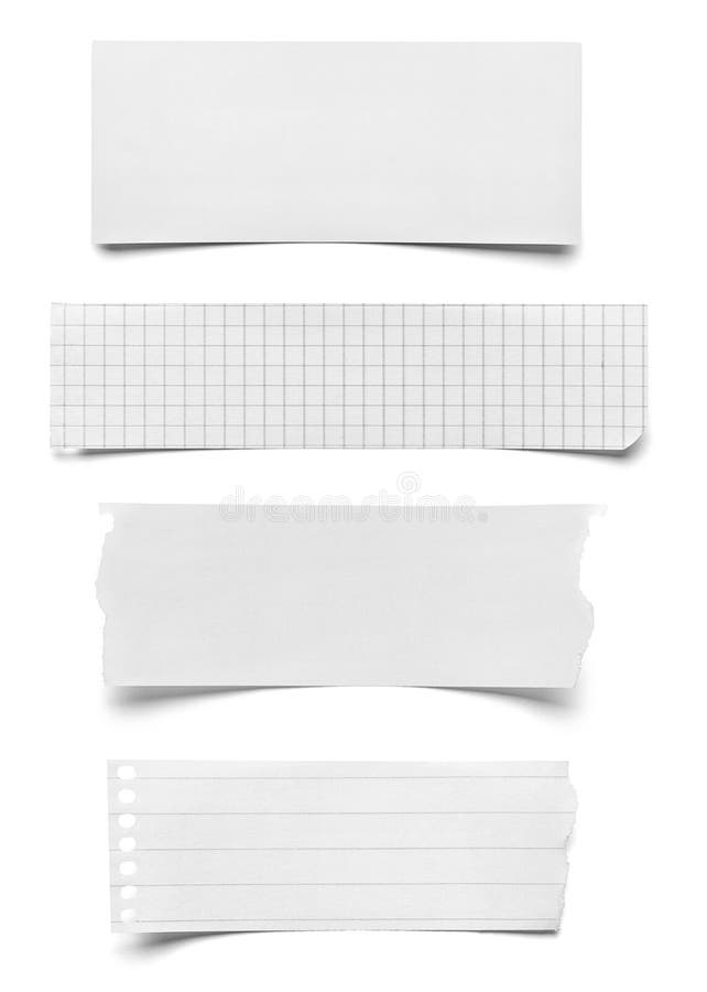 Piece of Paper Note Notepad Stock Photo - Image of message, banner ...