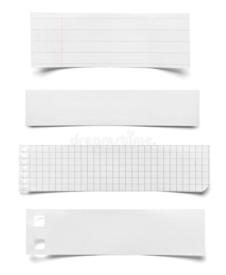 Piece of Paper Note Notepad Stock Image - Image of banner, empty: 75601915