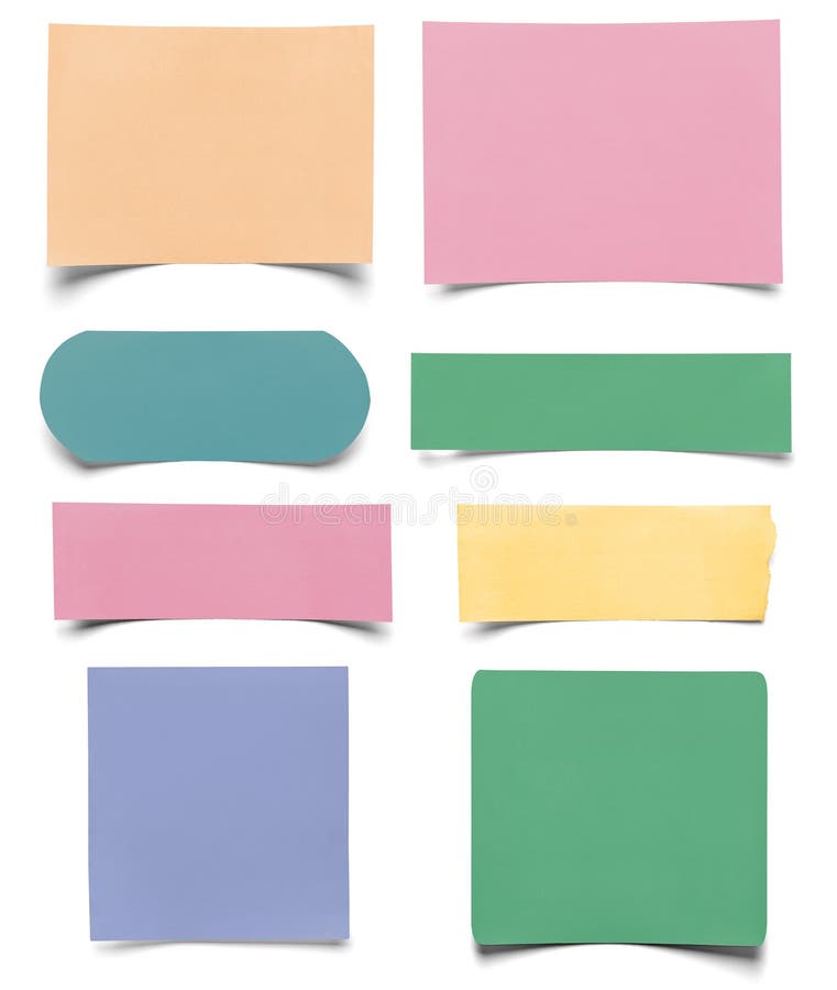 Piece of Paper Note Notepad Stock Image - Image of paper, empty: 75602331