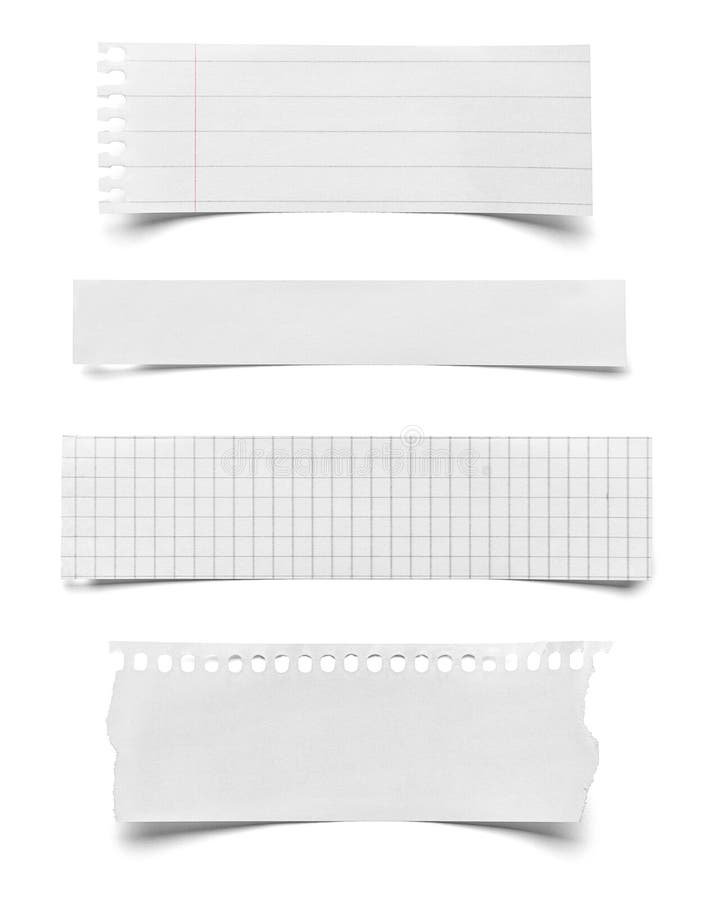 Piece of Paper Note Notepad Stock Photo - Image of reminder, notebook ...