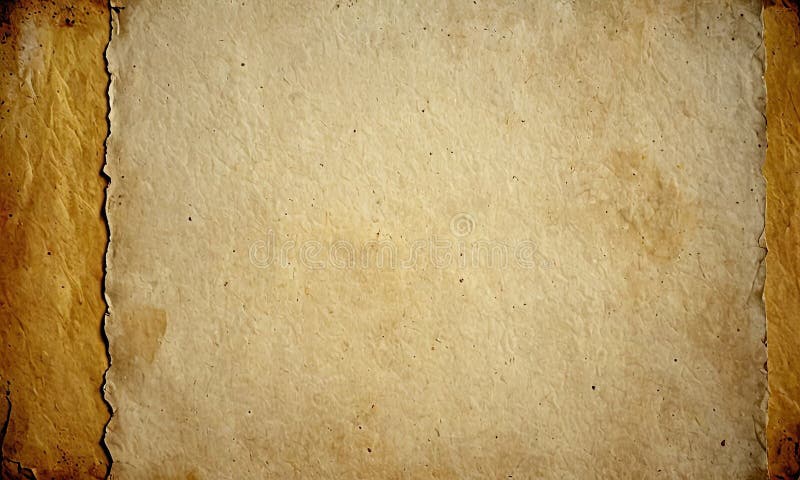 A Piece of Paper is Shown with a Brown Border. Stock Illustration ...