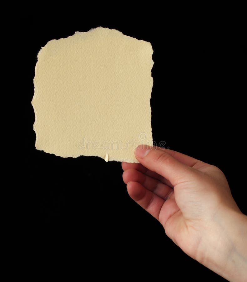 Piece of Paper with Space for Text Stock Photo - Image of border, page ...