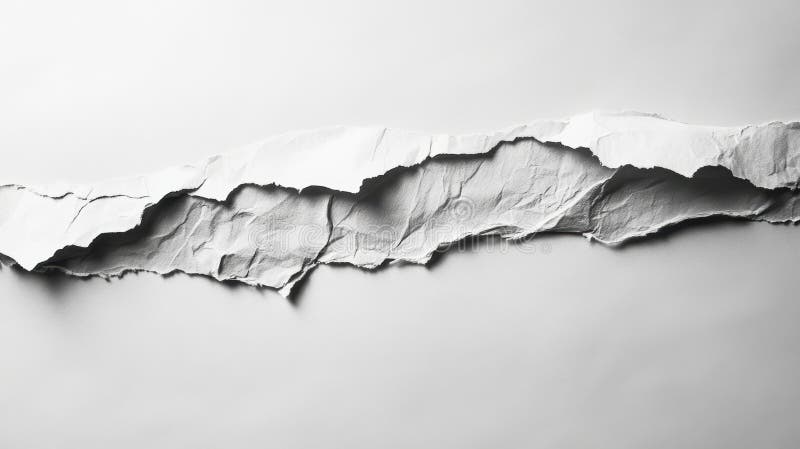 A Piece of Paper is Torn Off of a Wall Stock Illustration ...