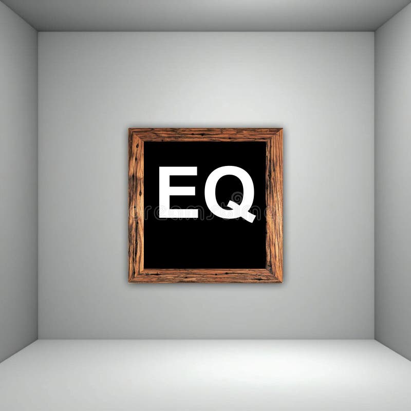 Piece of Paper with Word EQ on it. EQ Stands for Emotional Intelligence Quotient Stock ...