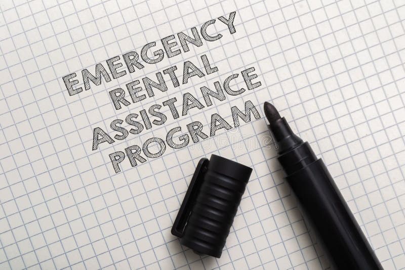 A Piece of Paper with the Words Emergency Rental Assistance Program ...