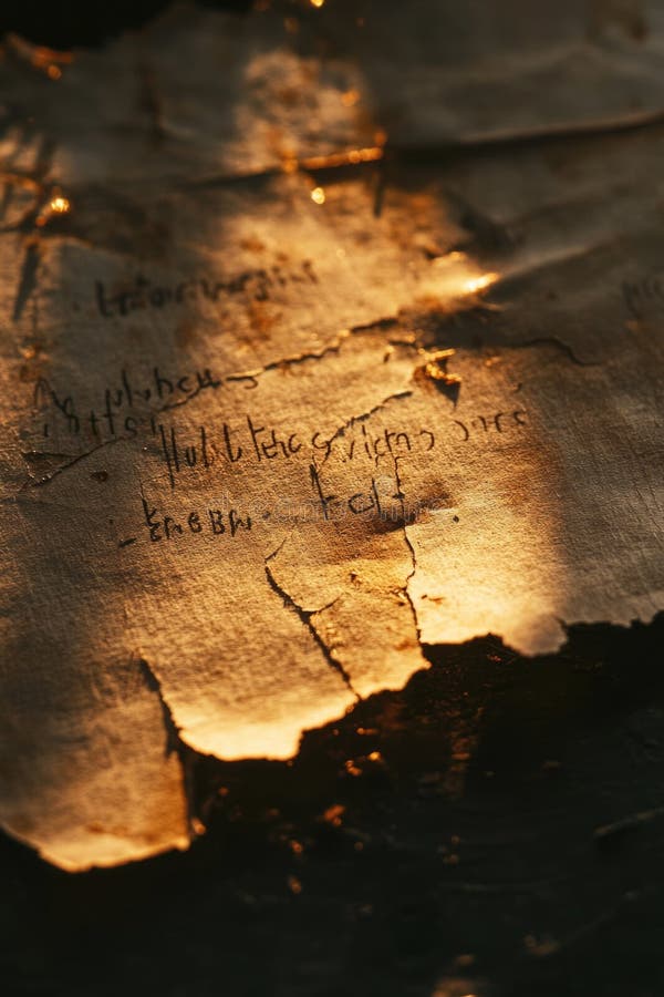 A Piece of Paper with Written Information, Useful for Note-taking and ...