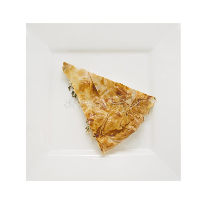 Piece of Pastry Pie,isolated Stock Image - Image of delicious ...