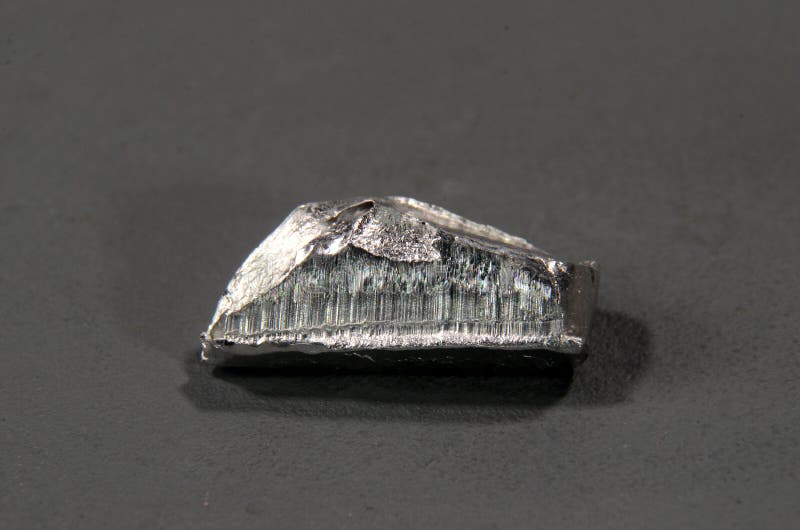 Piece of the Periodic Element Indium Stock Photo - Image of formula ...