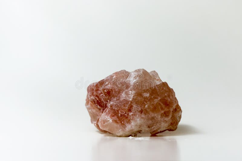 A piece of pink salt stock image. Image of closeup, crystal - 205367707