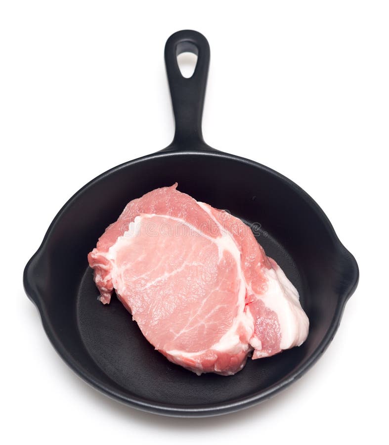Meat in pan stock photo. Image of butcher, steak, fresh - 168779210