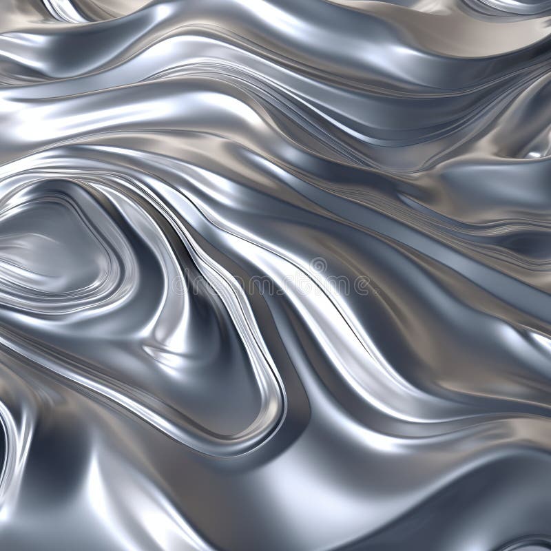 This Piece Presents an Abstract Silver Wave Texture Design that ...