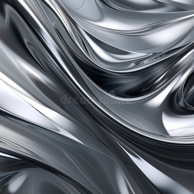 This Piece Presents an Abstract Silver Wave Texture Design that ...