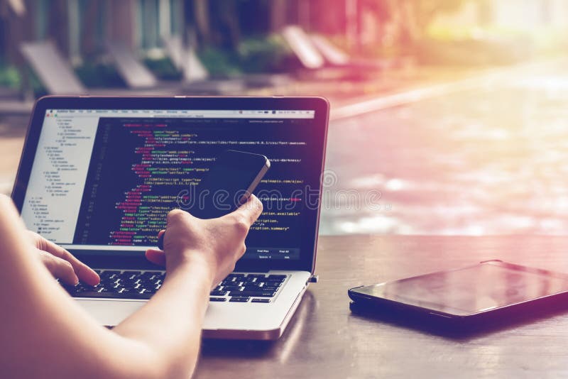 A Piece Of Programming Code In Ide With Blur Effect Programmer Developer Screen Website Codes