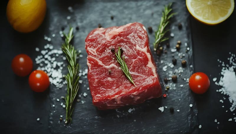 A Piece of Raw Beef Meat for Cooking Stock Photo - Image of premium ...