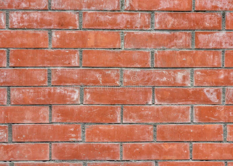 Piece of a red brick wall stock photo. Image of material - 184313634