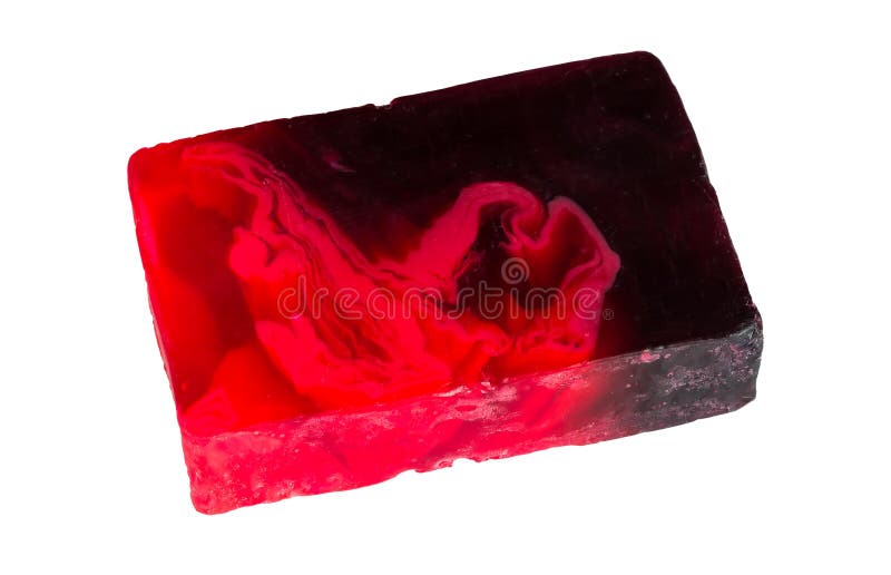 Red homemade soap bars stock photo. Image of decor, relaxation - 12921948