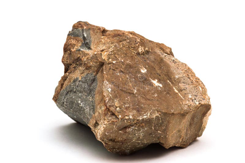 Piece of Red Rock. stock photo. Image of edge, rock, isolated - 640036