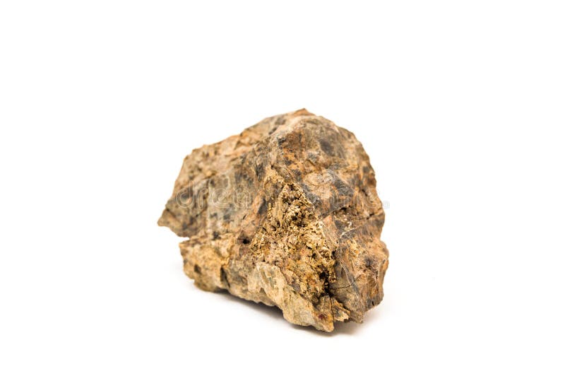 Piece of rock isolated stock photo. Image of material - 116625024