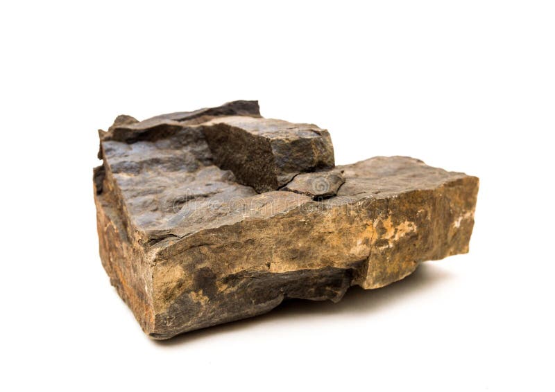 Piece of rock isolated stock photo. Image of colors - 116625104