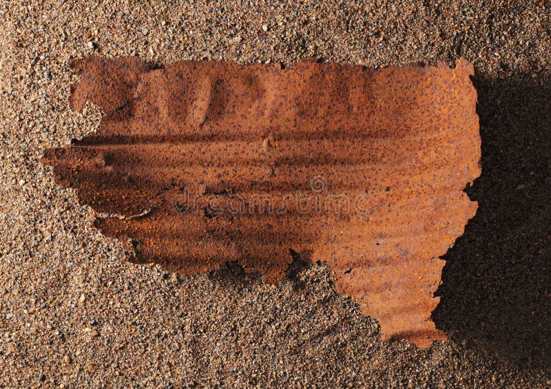 Piece of Rust stock photo. Image of brown, rusty, metallic - 57393052