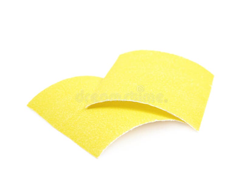 Piece of Sandpaper of Rectangular Shape. Stock Image - Image of shape ...